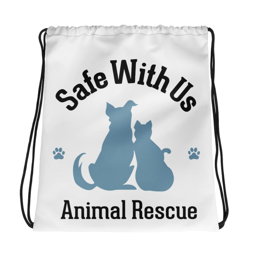 Drawstring bag – Safe With Us Animal Rescue